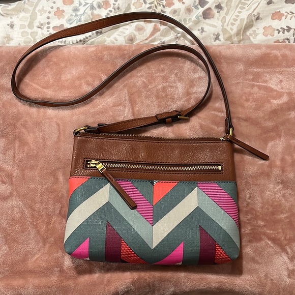 Fossil | Bags | Fossil Fiona Multicolor Crossbody Purse | Poshmark